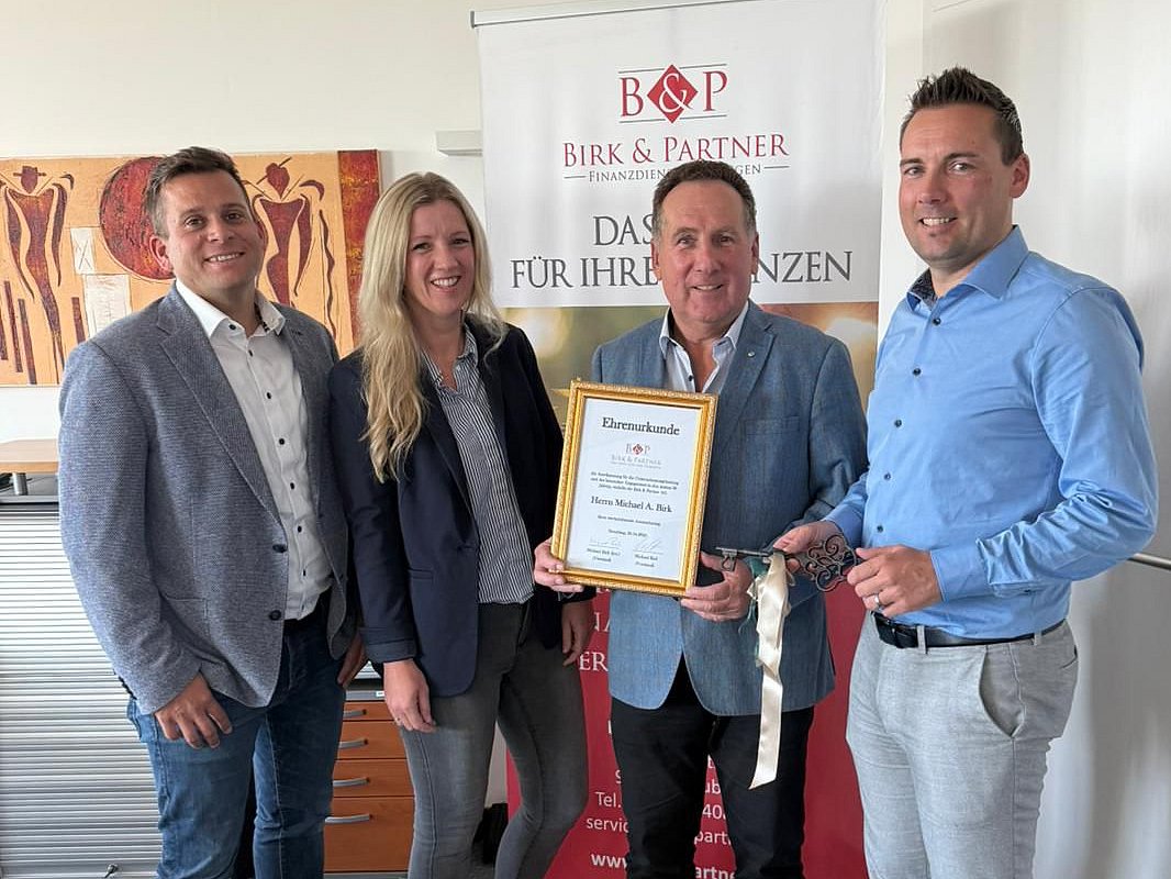 Verabschiedung und Ehrung Michael A. Birk